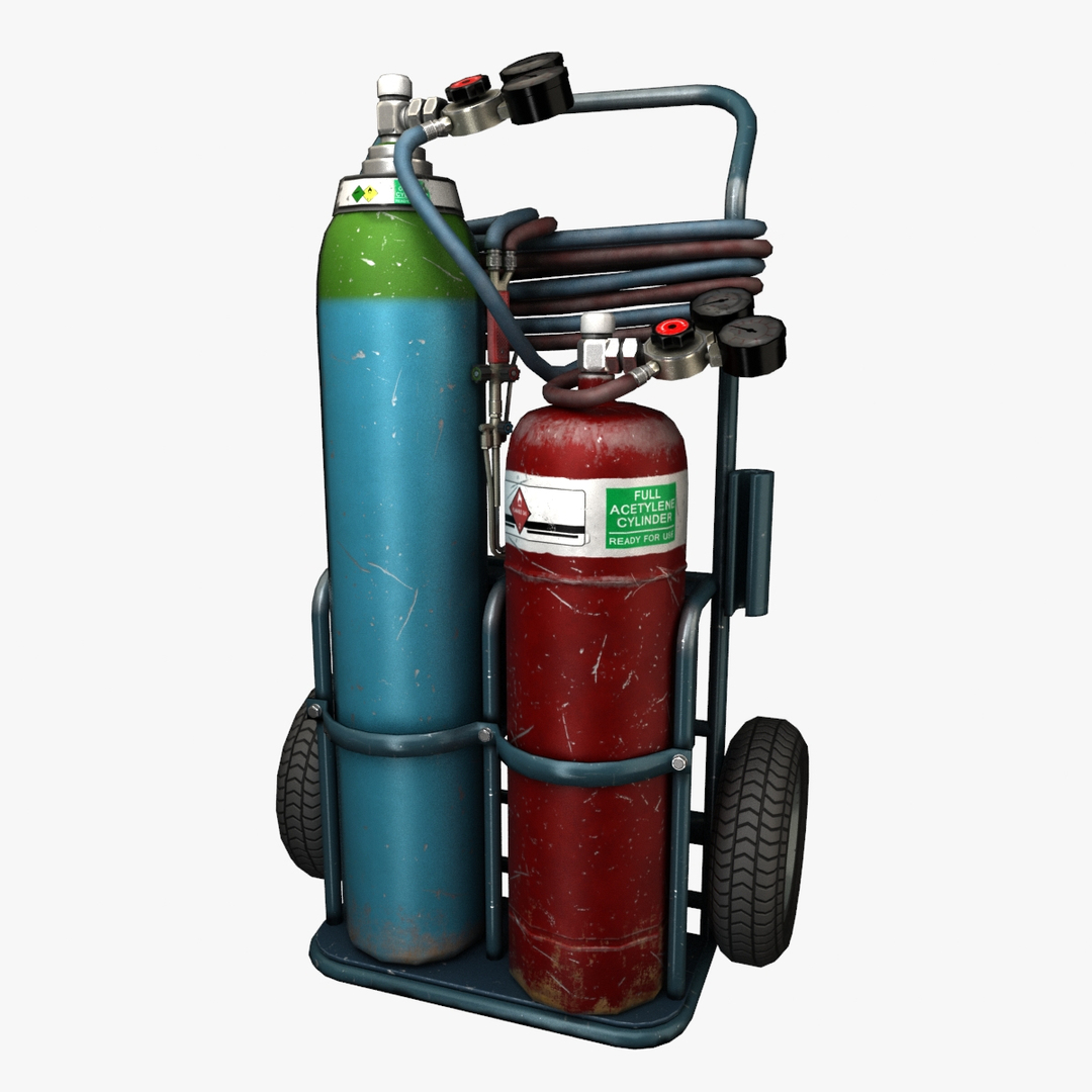 Trolley Gas 3d Model