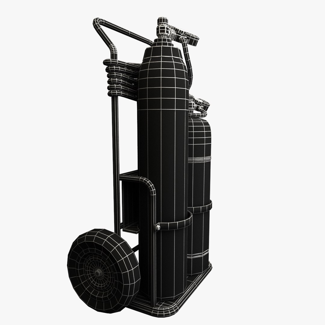 Trolley Gas 3d Model
