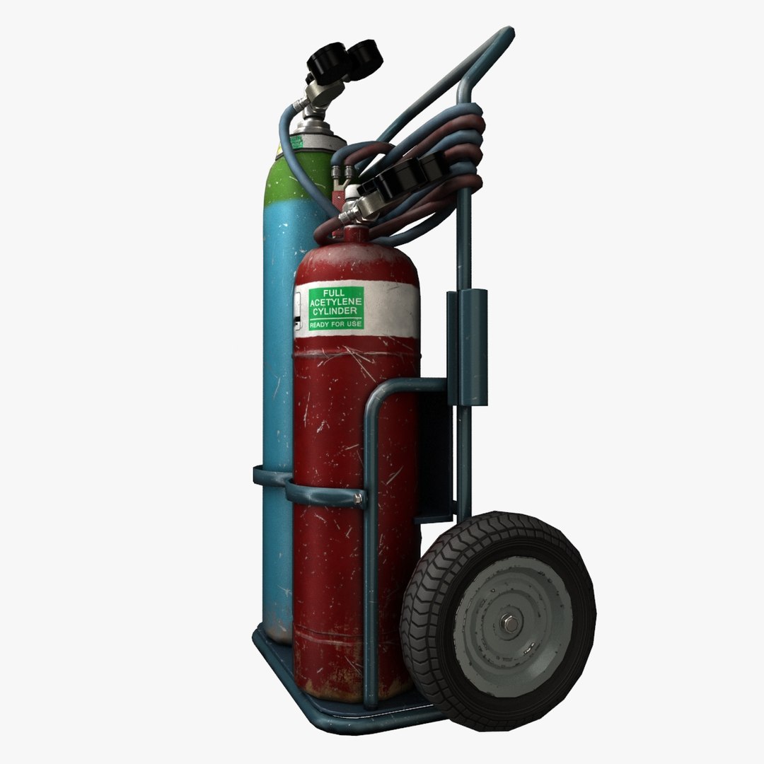 Trolley Gas 3d Model
