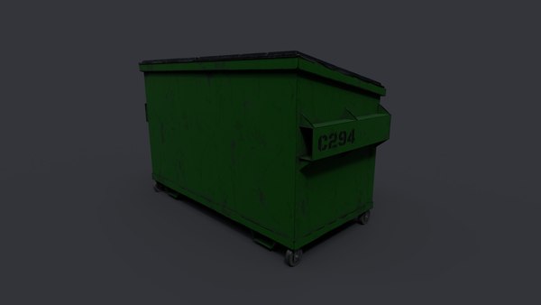 Low Poly Industrial Dumpster 3D model - TurboSquid 1988296