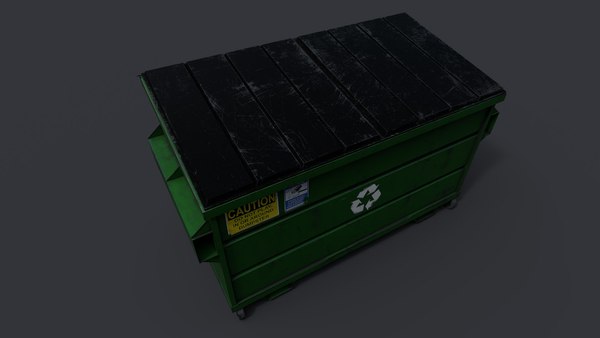 Low Poly Industrial Dumpster 3D model - TurboSquid 1988296