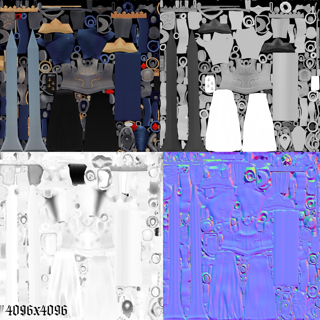 3D Model Queen Arthur Anim Rig - TurboSquid 2139368