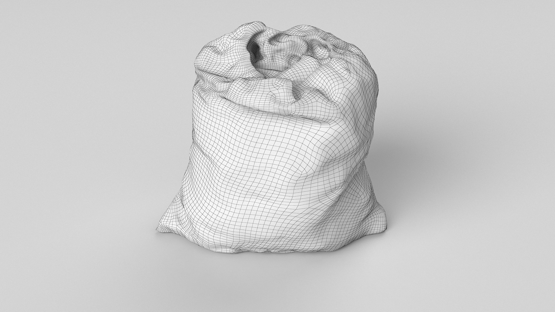 3D Model Mesh Garbage Bag Industry - TurboSquid 1610565