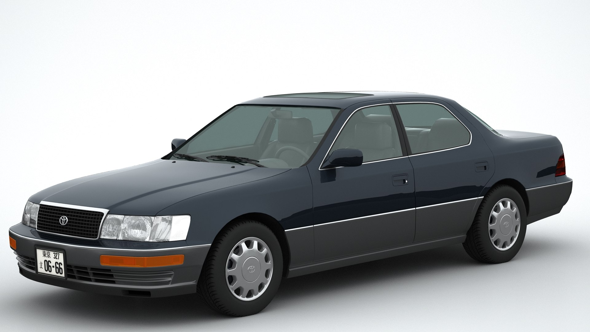 Toyota Celsior 1989 3D Model - TurboSquid 2281304