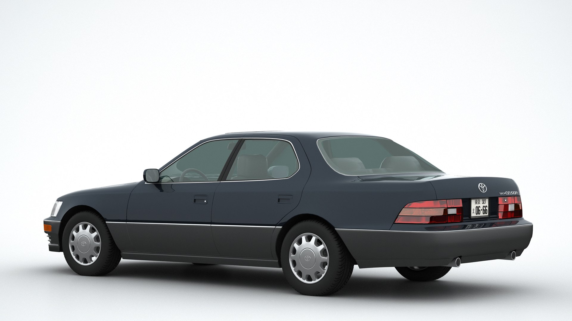 Toyota Celsior 1989 3D Model - TurboSquid 2281304