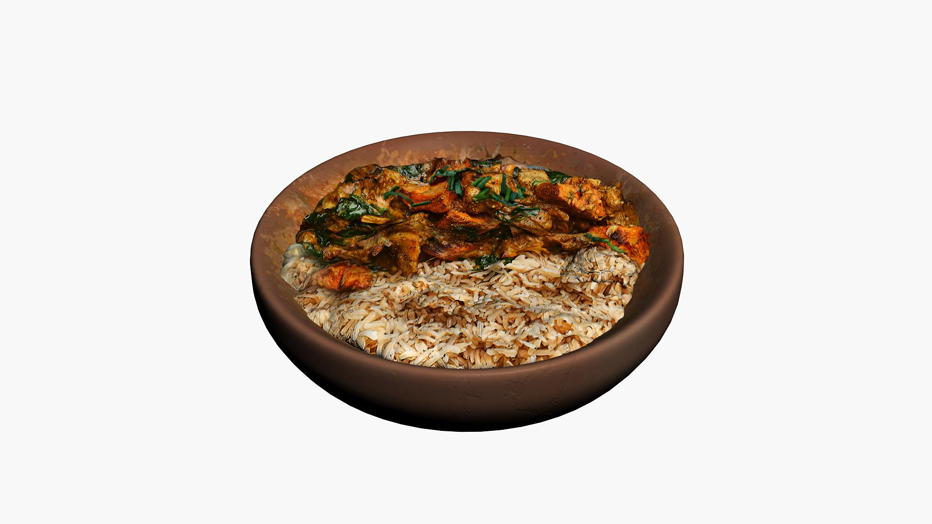 3D Indian Chicken Curry Model - TurboSquid 2329288