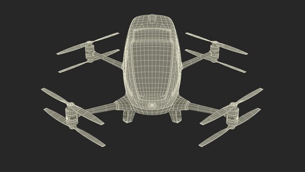 modelo 3d Puerto de drones con drones - TurboSquid 2307515