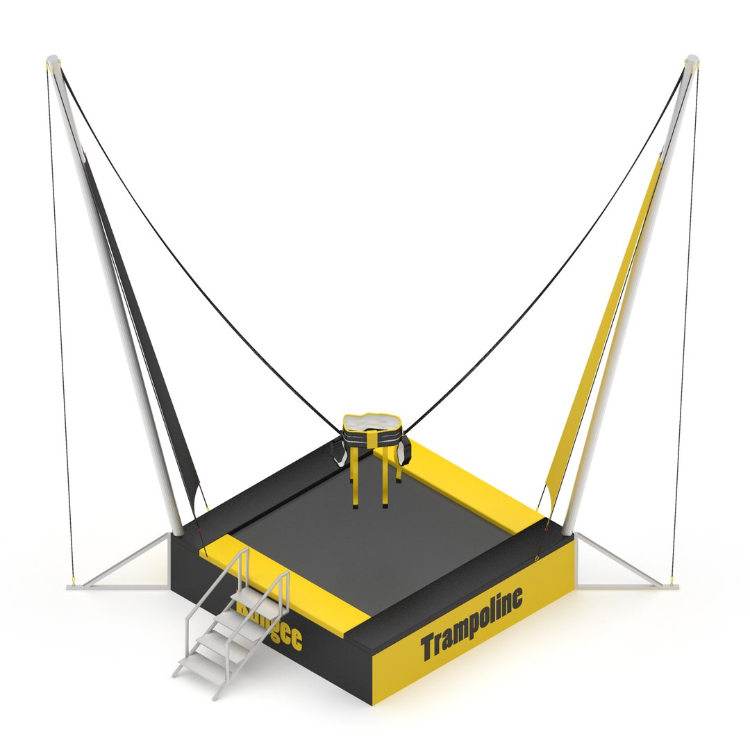 Bungee Trampoline 3D Model - TurboSquid 1726094