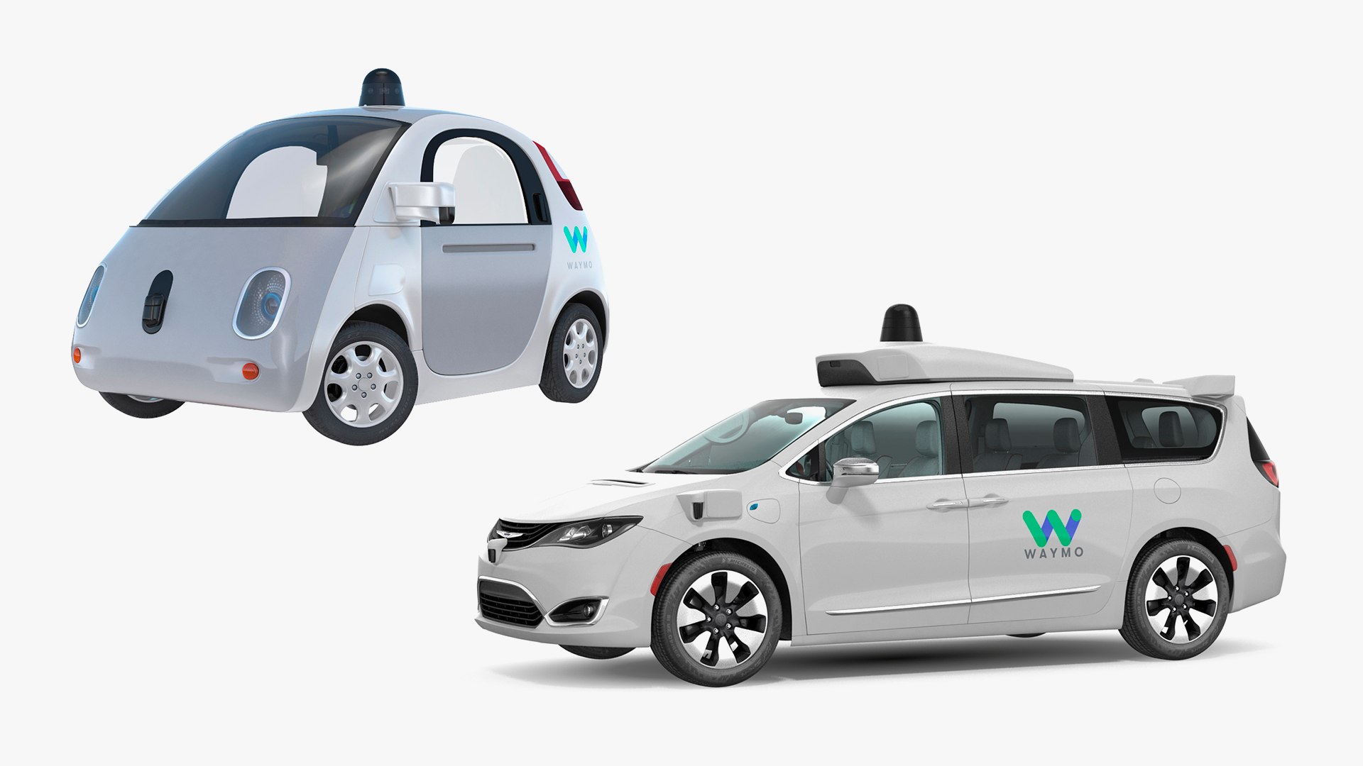3D Rigged Waymo Self Driving Cars Collection - TurboSquid 2140445
