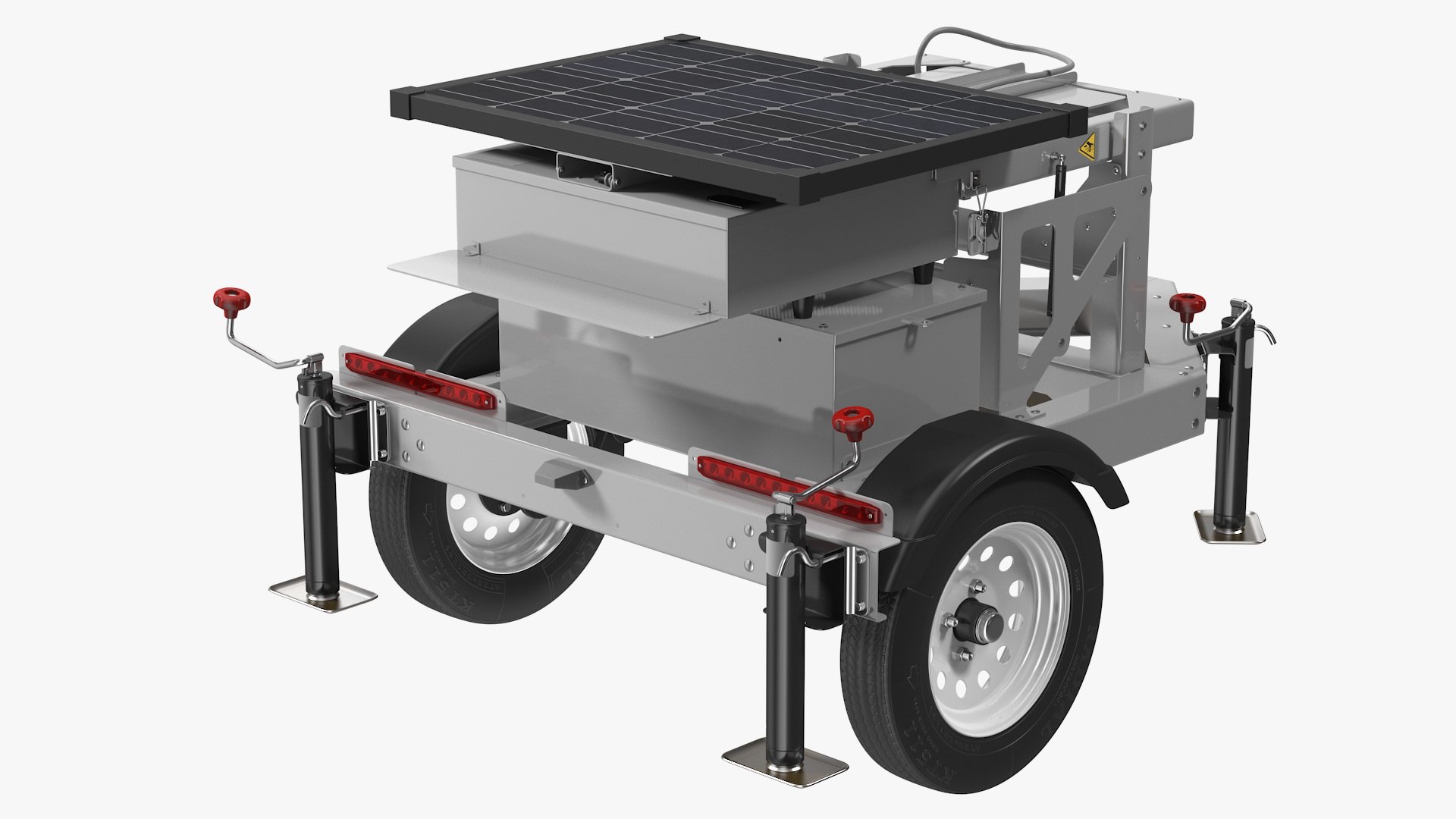 Mobile Trailer Matrix Messaging 3D Model - TurboSquid 1632519