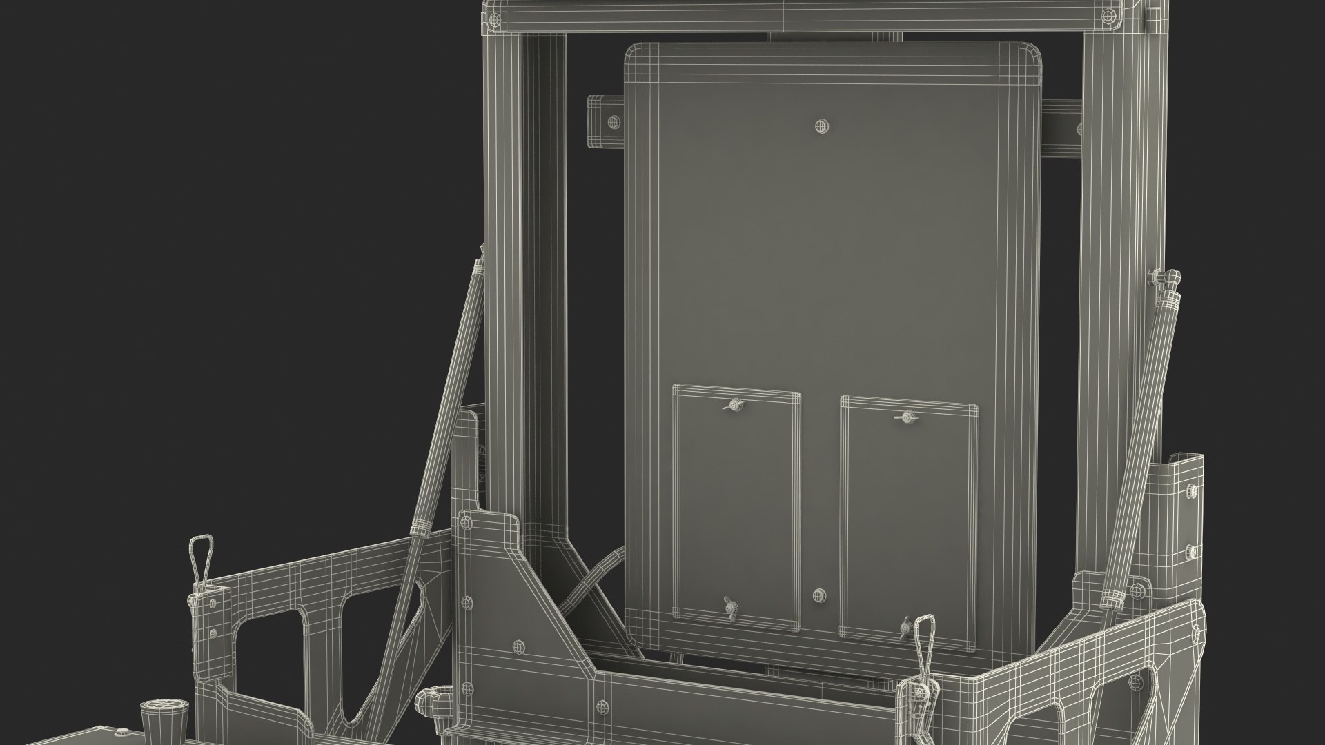 Mobile trailer matrix messaging 3D model - TurboSquid 1632519