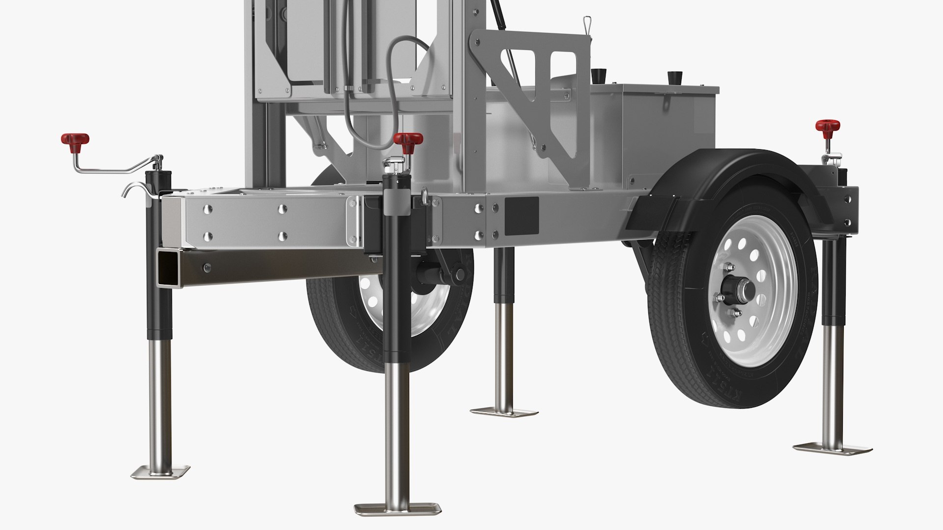 Mobile Trailer Matrix Messaging 3D Model - TurboSquid 1632519