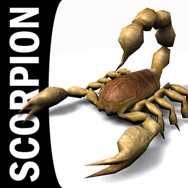 scorpion scorp scorpio 3d model