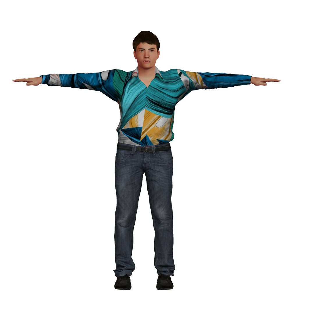 3D Rigged Male Model - TurboSquid 1574970