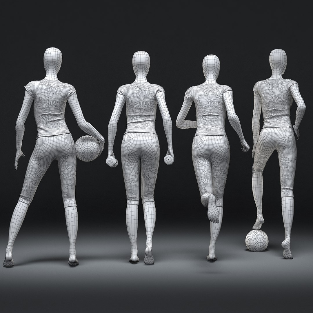 Set Female Sport 3D Model - TurboSquid 1164208