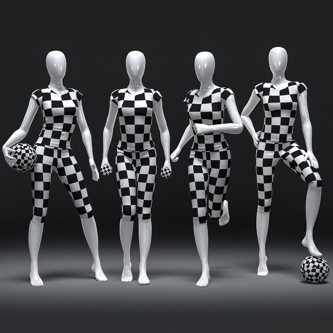 Set Female Sport 3D Model - TurboSquid 1164208