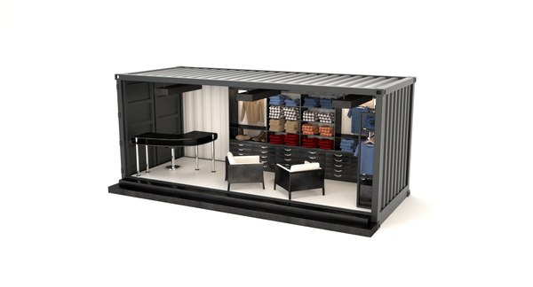 3D container store - TurboSquid 1230247