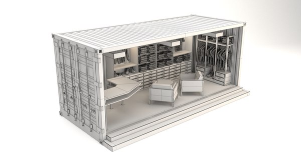 3D container store - TurboSquid 1230247