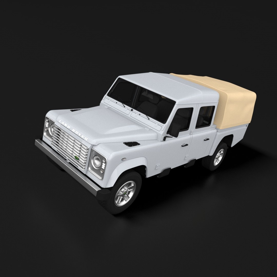 Land Rover Defender 130 High Capacity PickUp 3D - TurboSquid 2347594