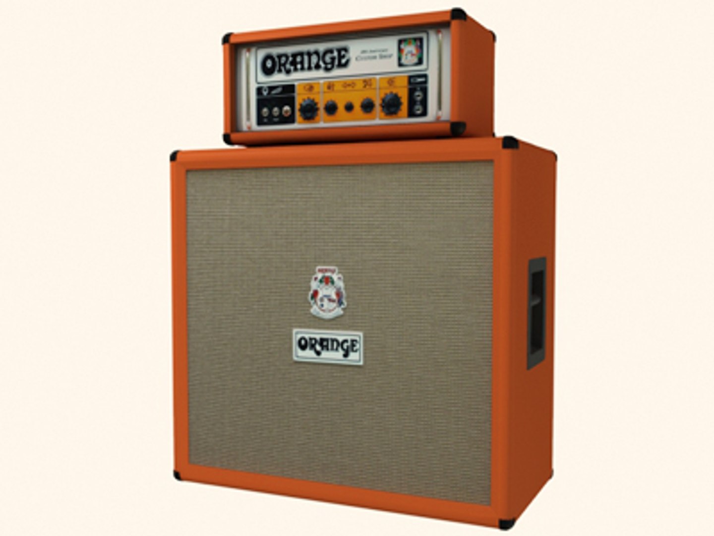3d Model Of Orange Or-50 4x12 Cabinet