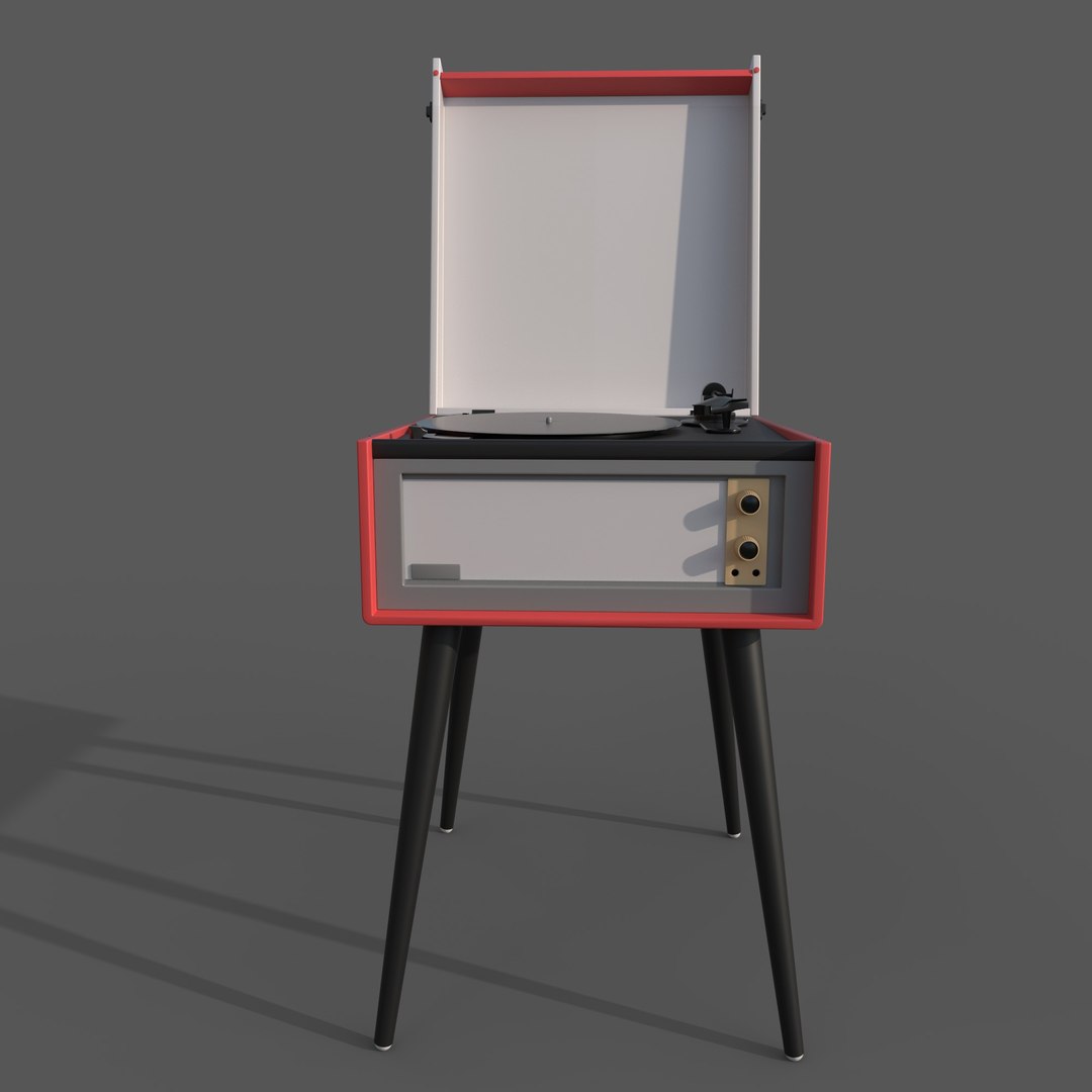 Record Player Model - TurboSquid 2033421