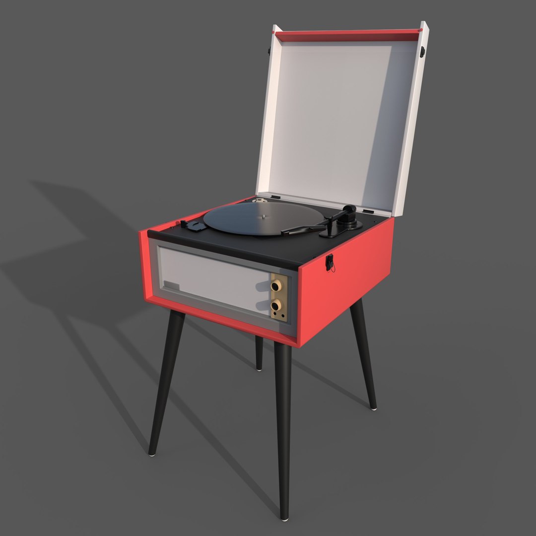 Record Player Model - TurboSquid 2033421