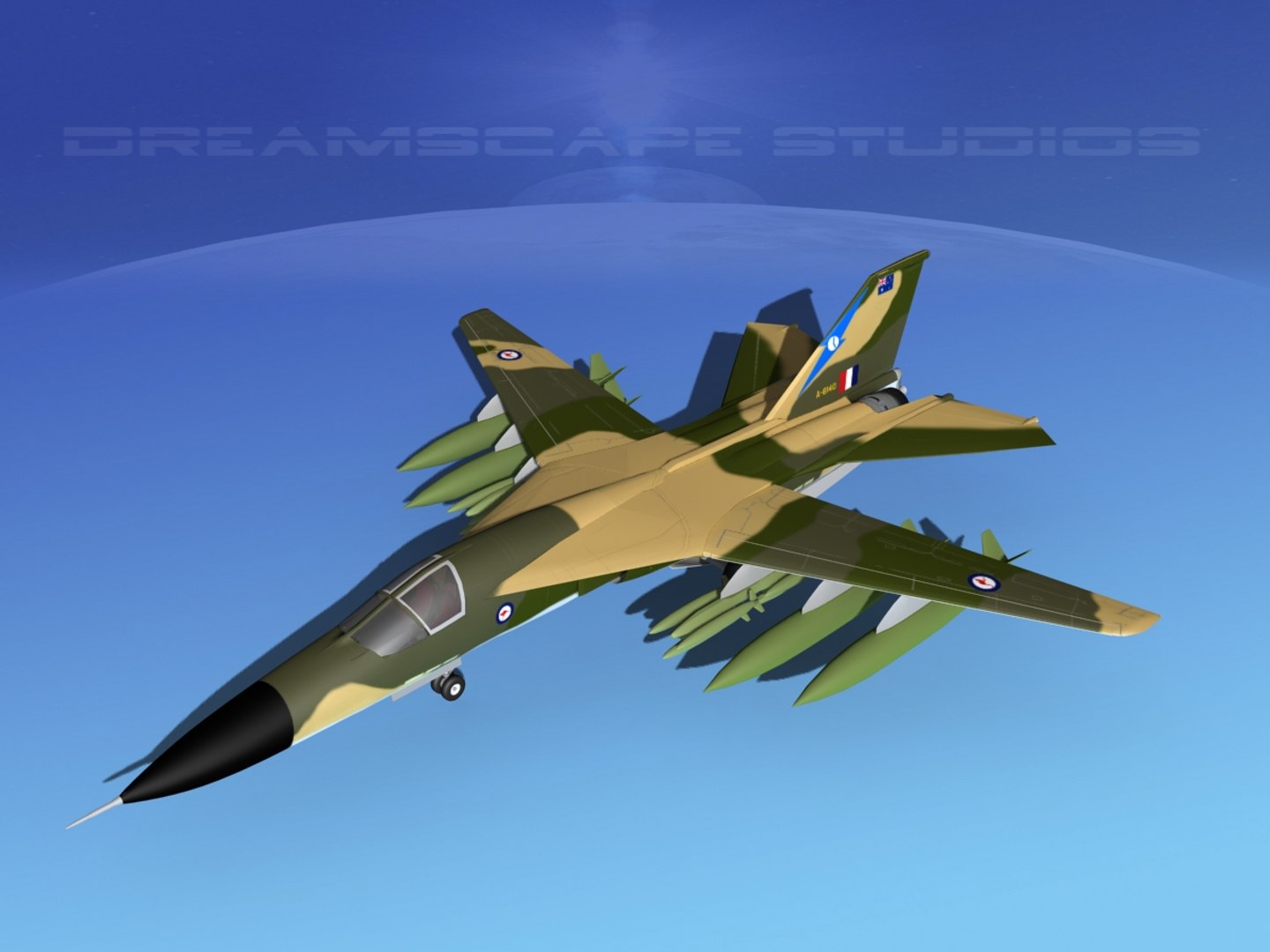 bomber fb-111 3d max