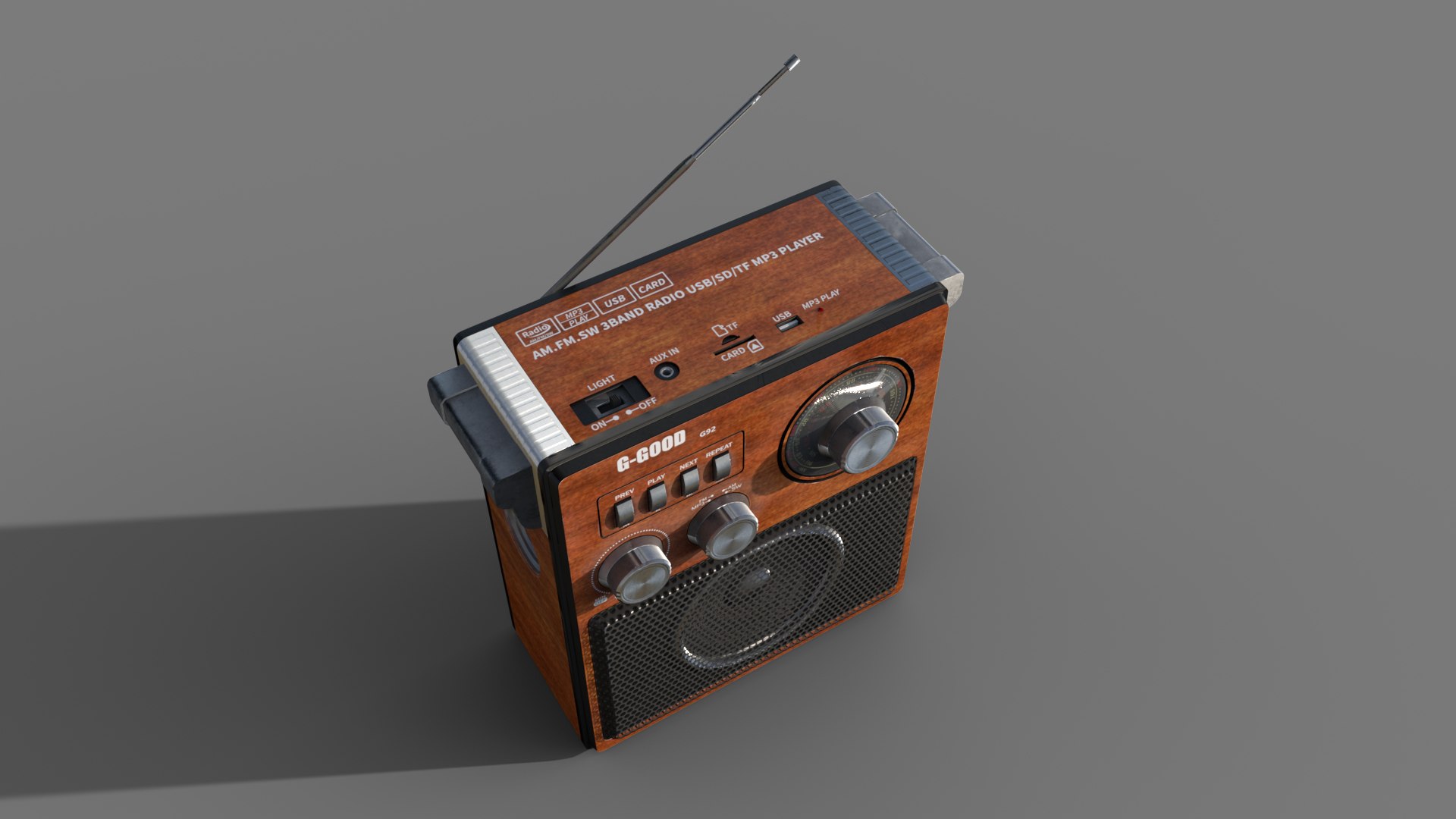 3D Radio - TurboSquid 2072631