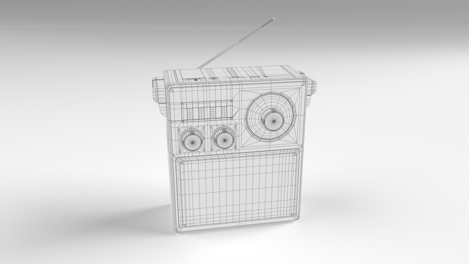 3D Radio - TurboSquid 2072631