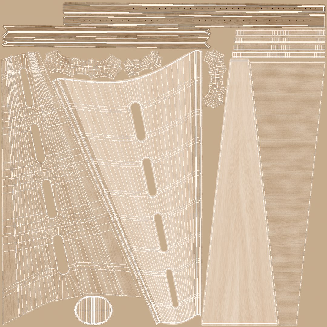 3D Model Realistic Lever Harp - TurboSquid 1557122