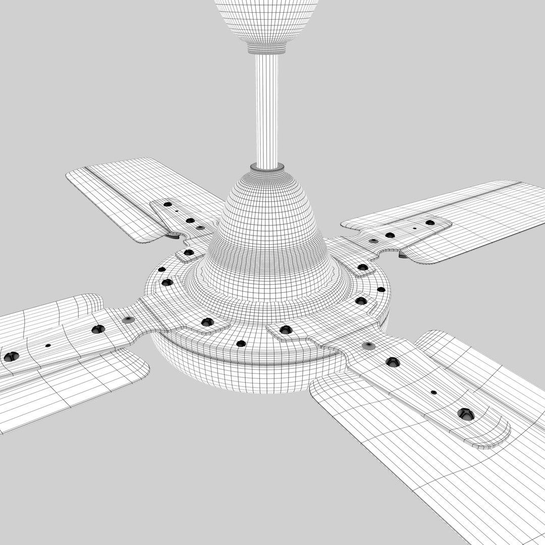 Ceiling Fan 3D model - TurboSquid 2142170