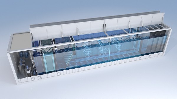 modelo 3d Equipos Integrados de Tratamiento de Aguas Residuales ...