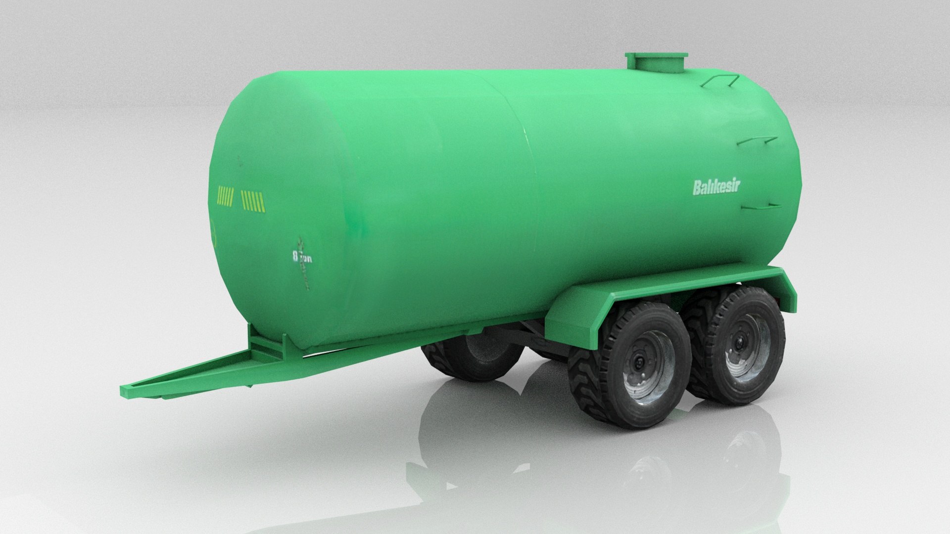 3D Model Tank Trailer - TurboSquid 1932233