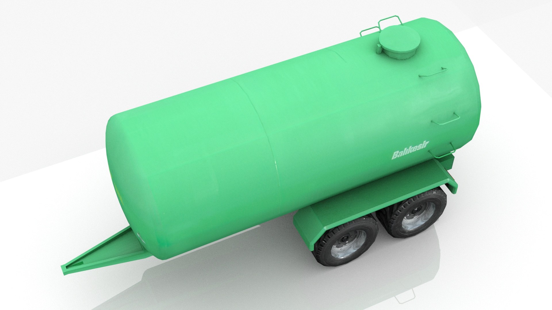 3D Model Tank Trailer - TurboSquid 1932233