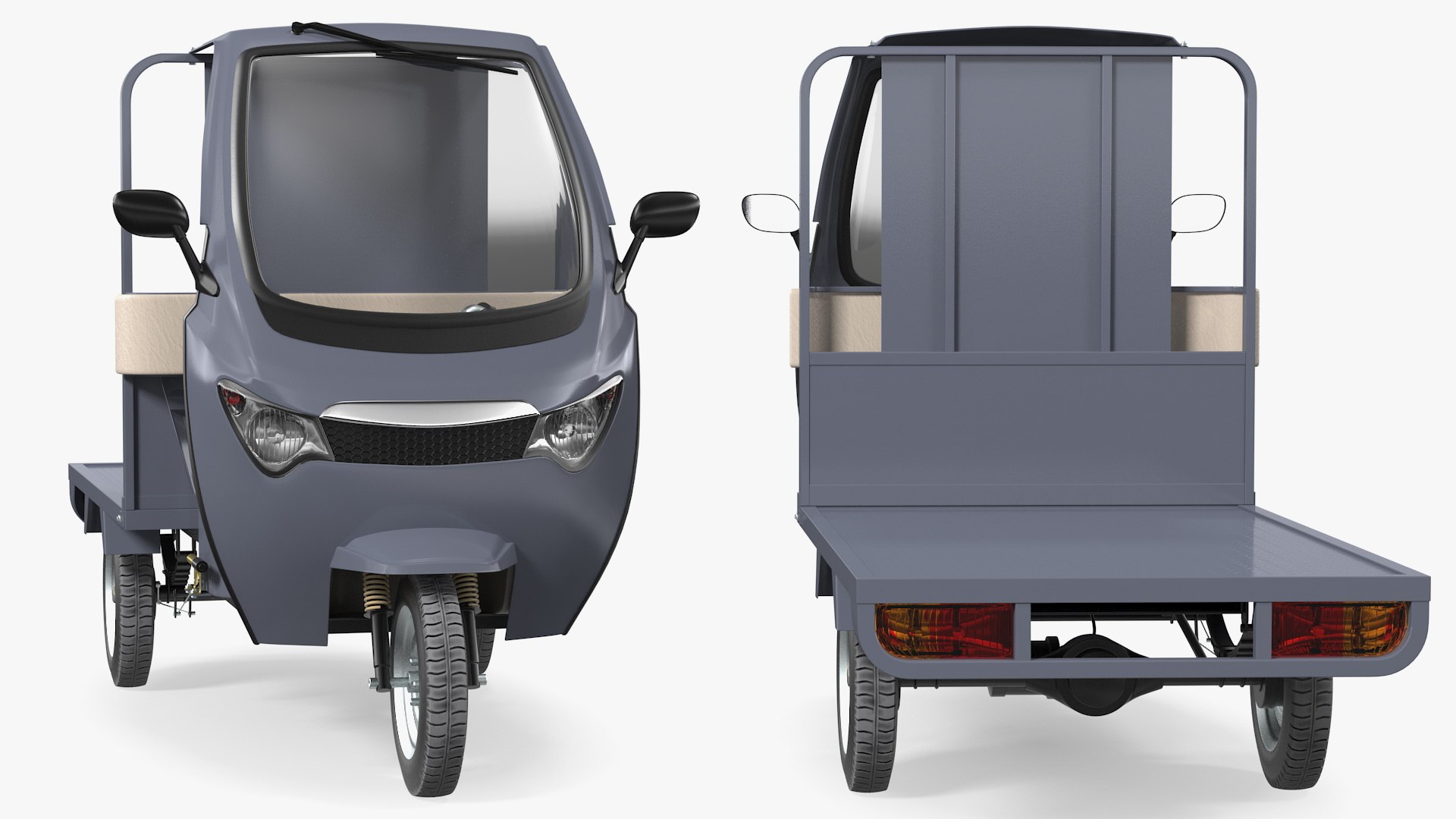 Wheeler Cargo Rickshaw 3D - TurboSquid 1587705