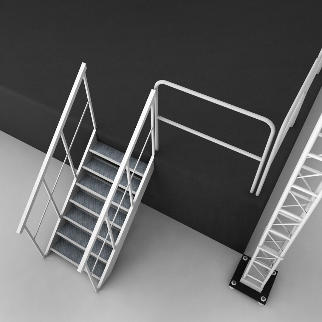 Music Stage Platform Scaffolding 3d Model