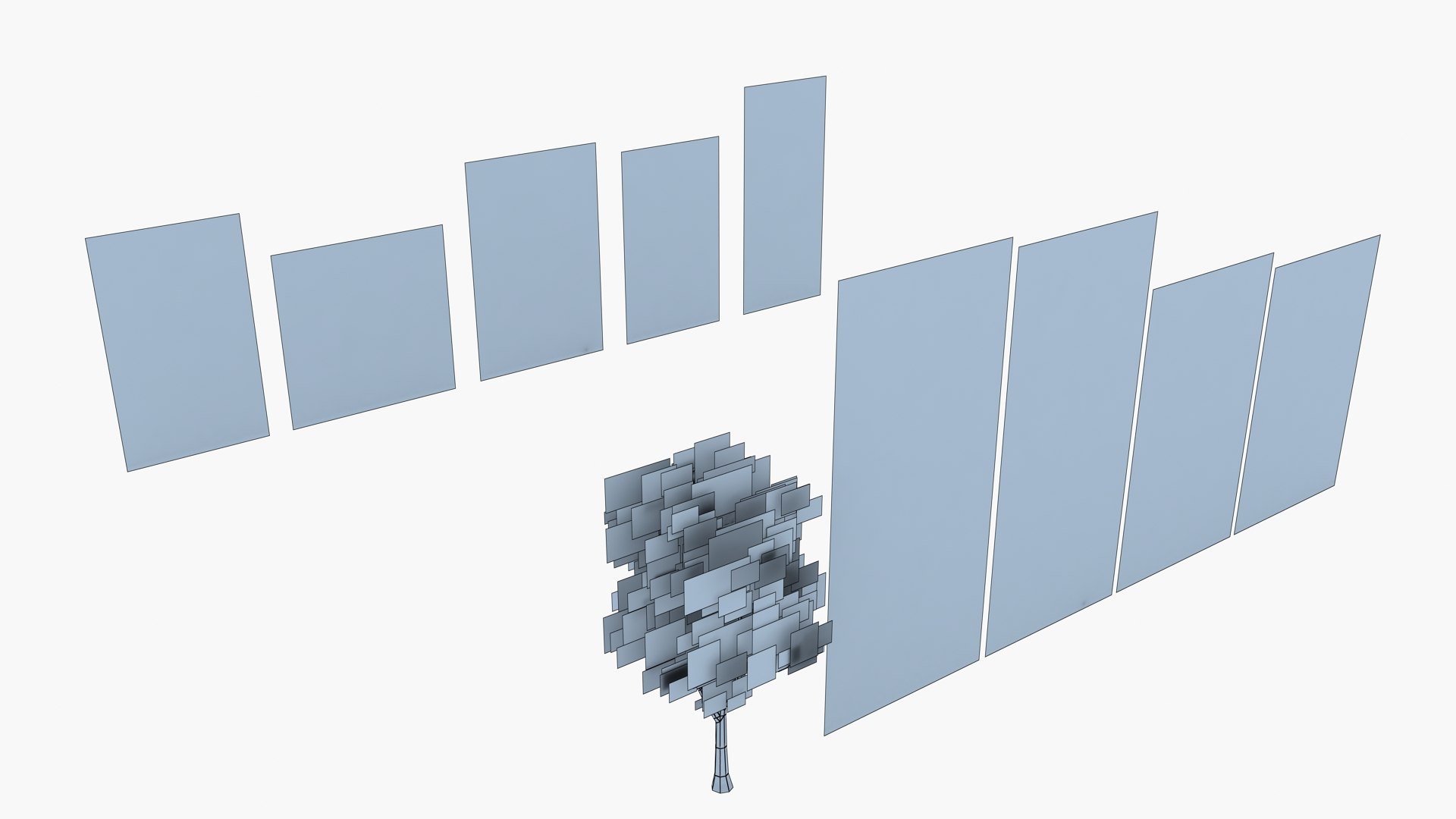 3d Tree Branches Model