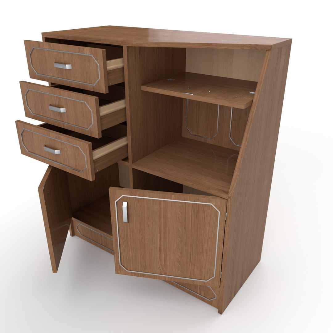 Commode 3D Model - TurboSquid 1227477