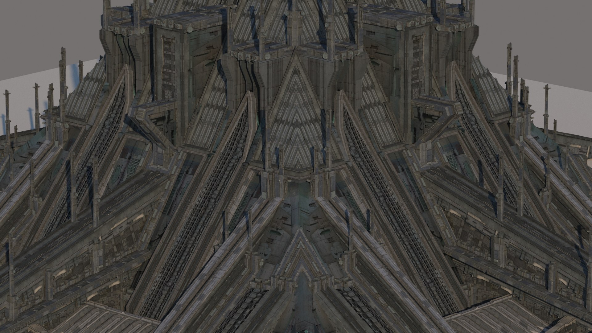 Spaceship Pyramids 3D Model - TurboSquid 1702051