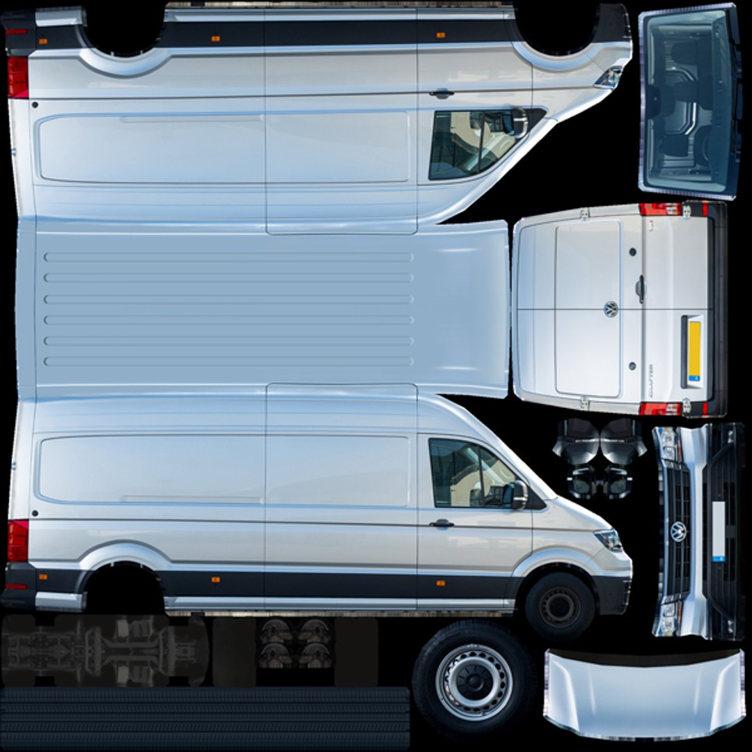 Crafter 2017 Lwb 3D Model - TurboSquid 1163947