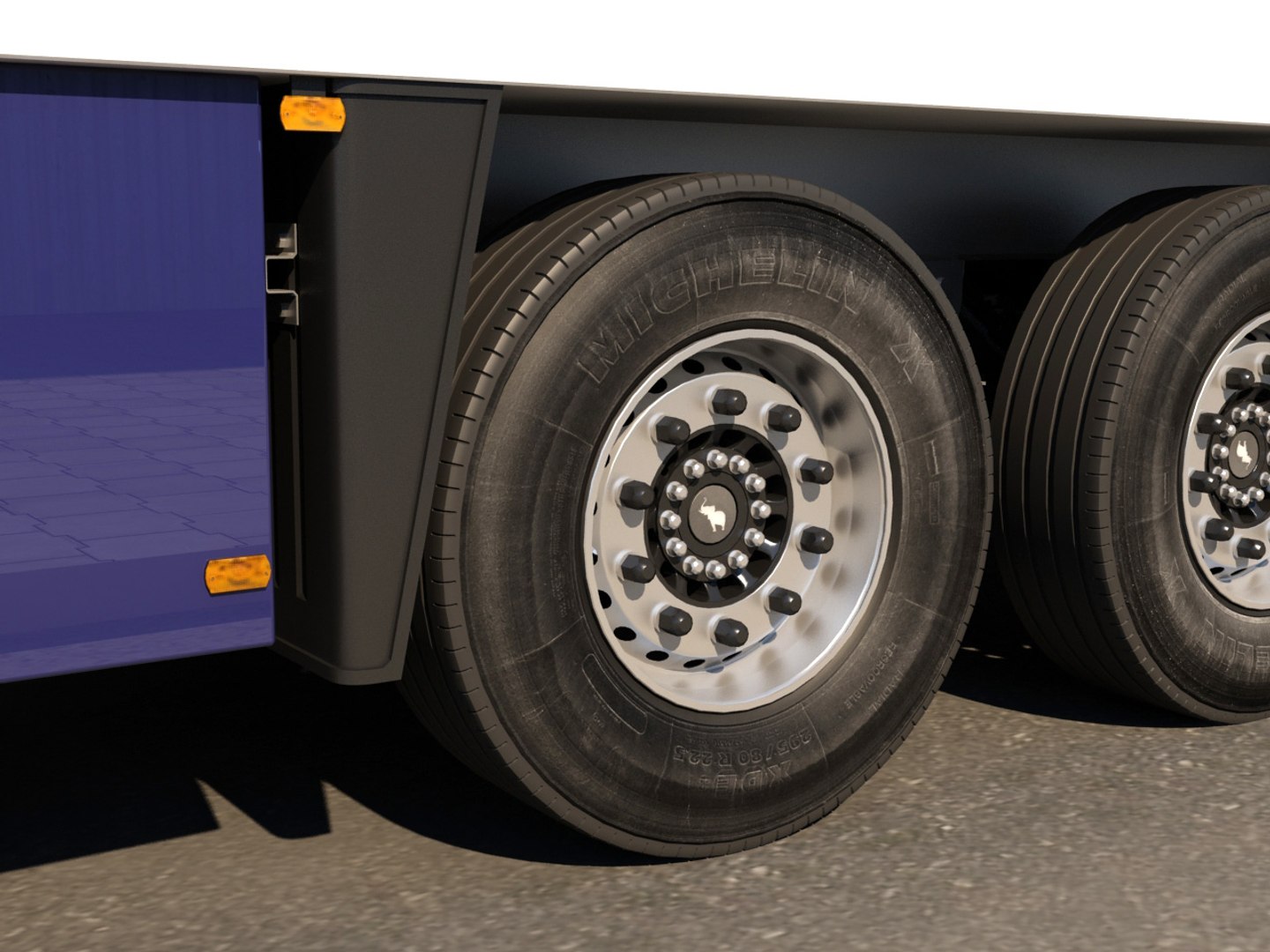 Renault Magnum Trailer 3d Model