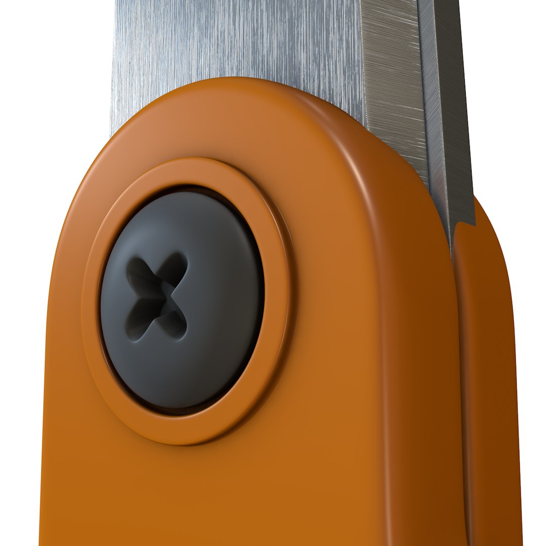 3d model scissors blades cutting