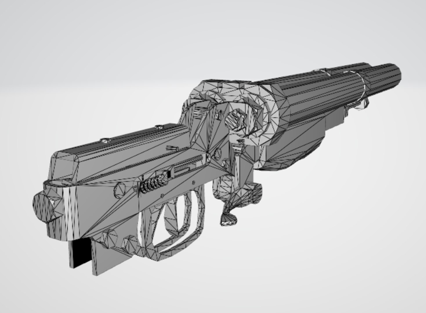 Mounted Weapon 3D Model - TurboSquid 1357321
