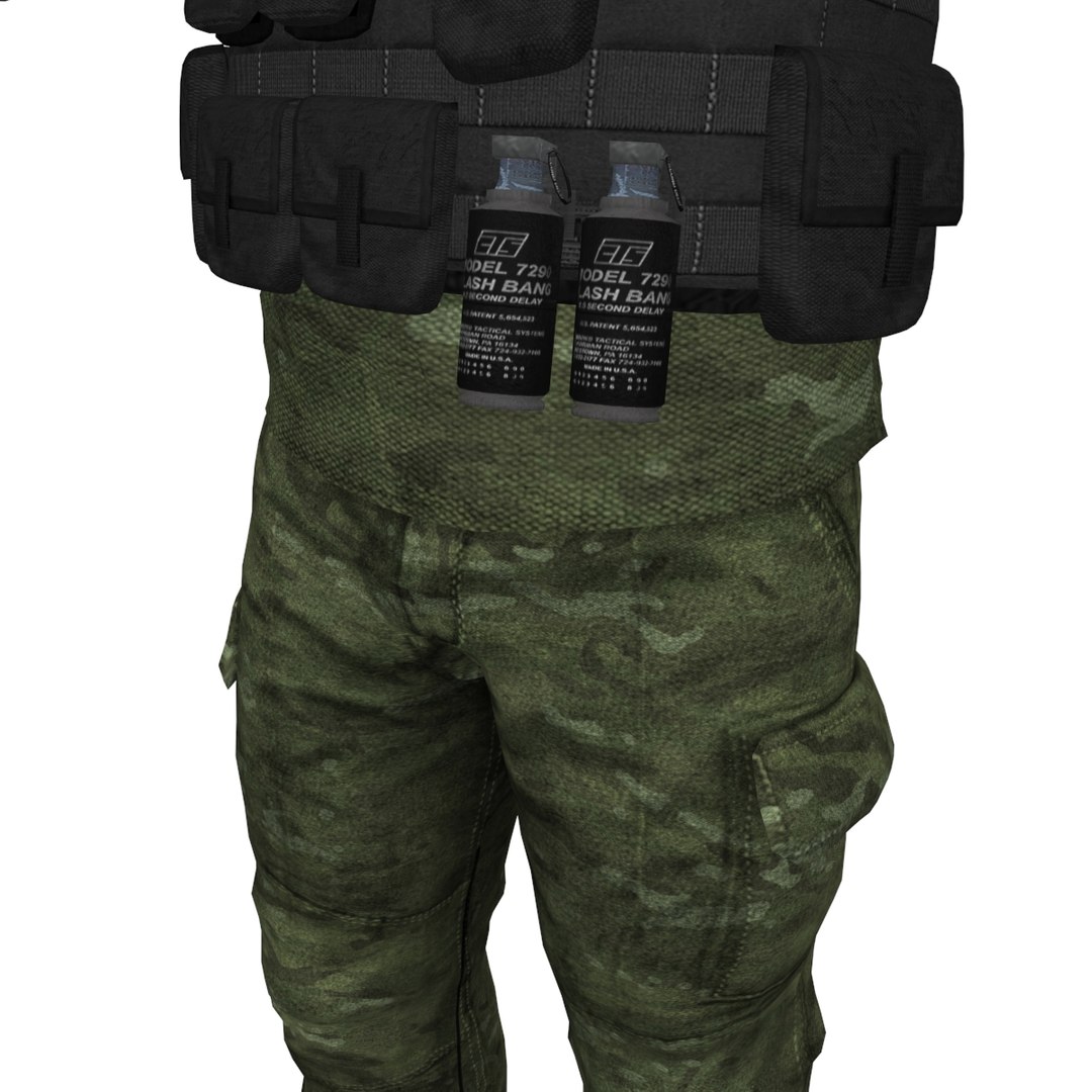 swat 4 3d model