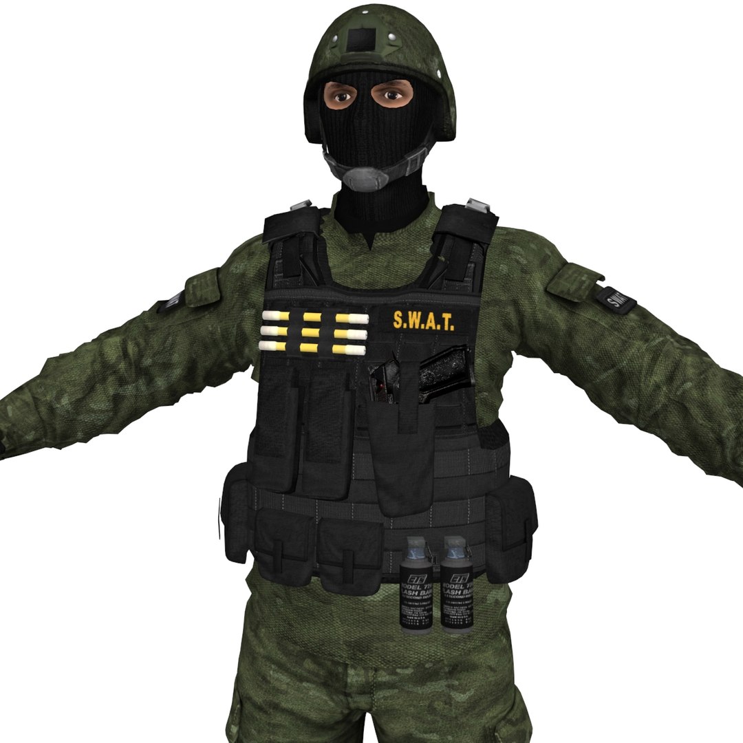 swat 4 3d model