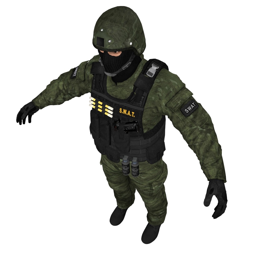 swat 4 3d model