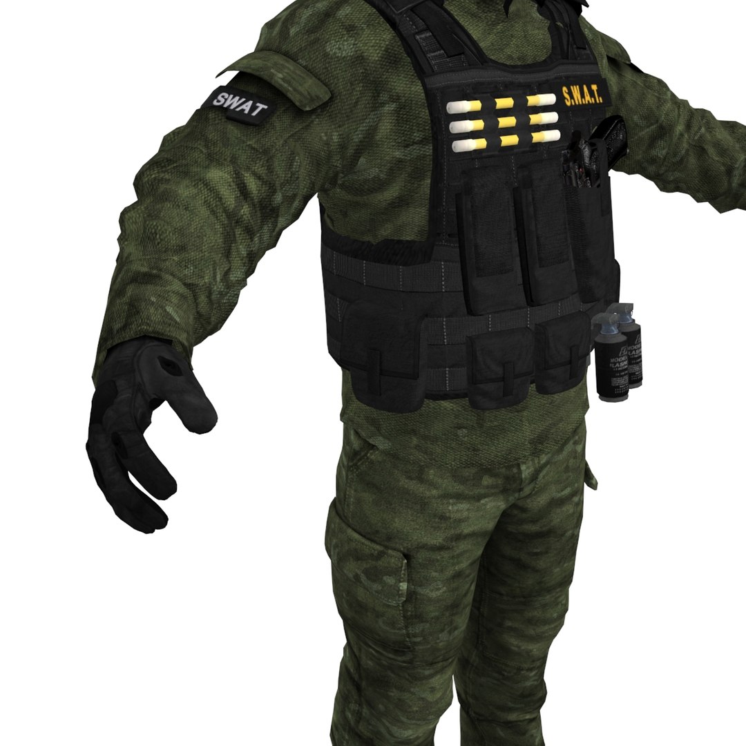 swat 4 3d model