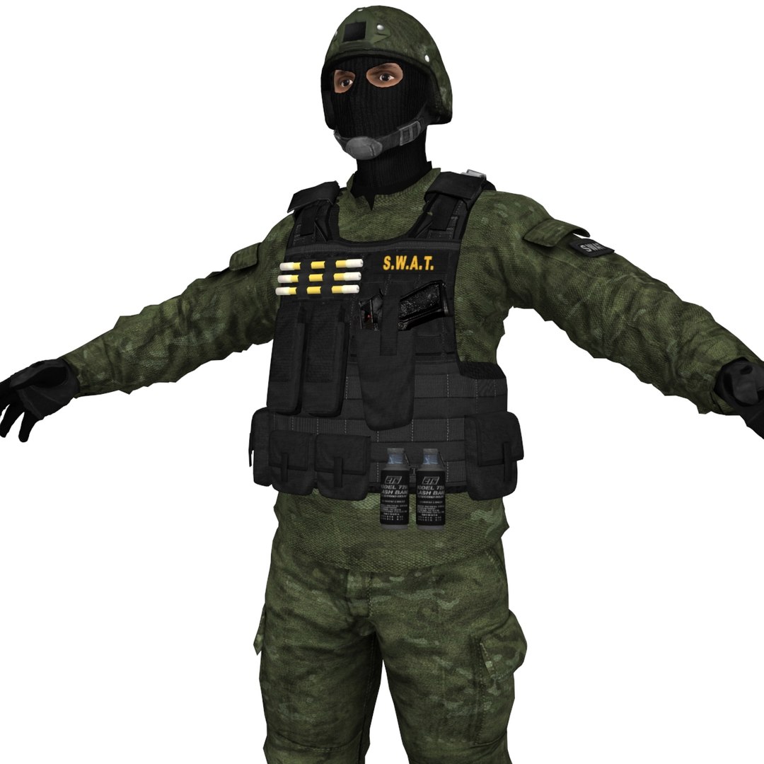 swat 4 3d model