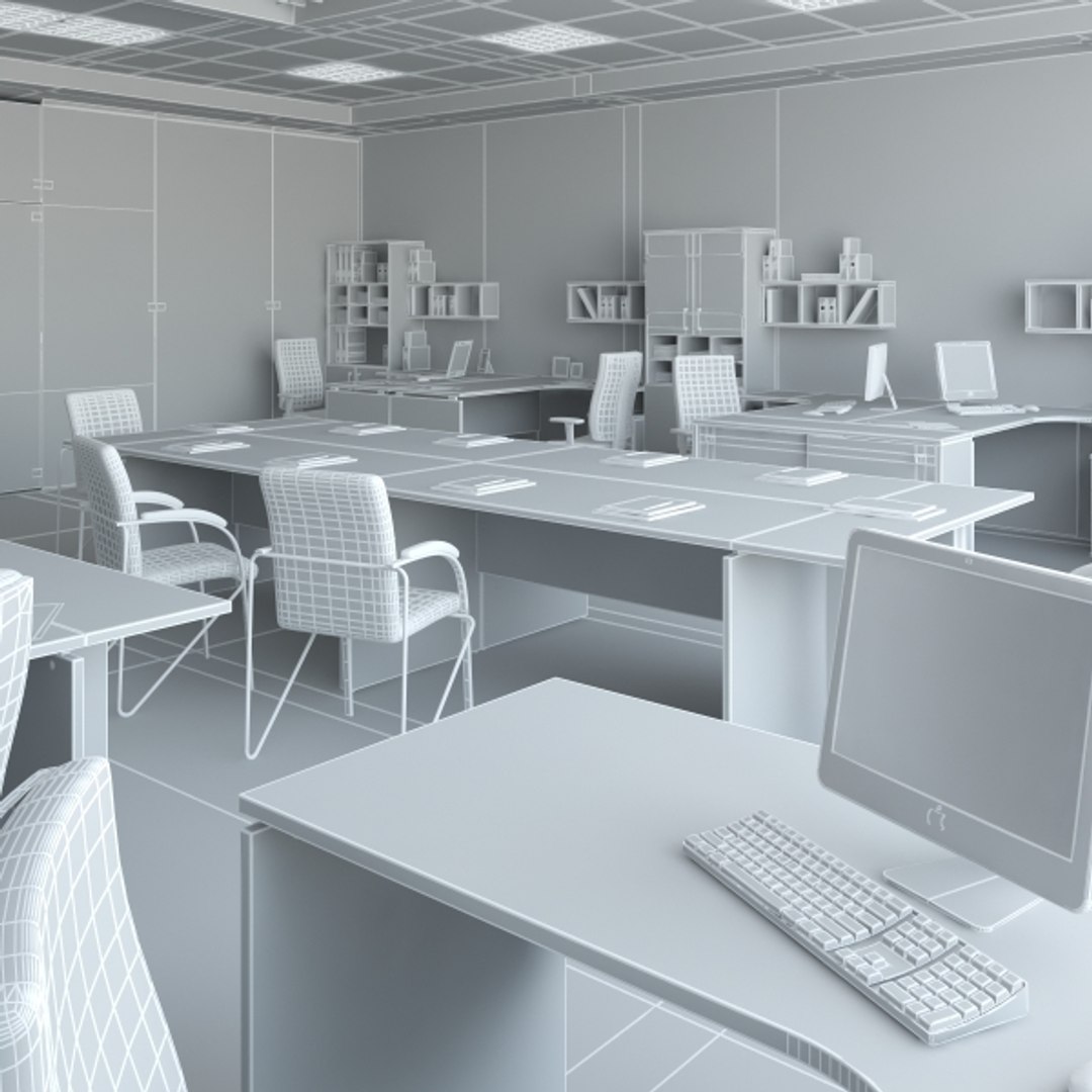 Office Design 3d Model