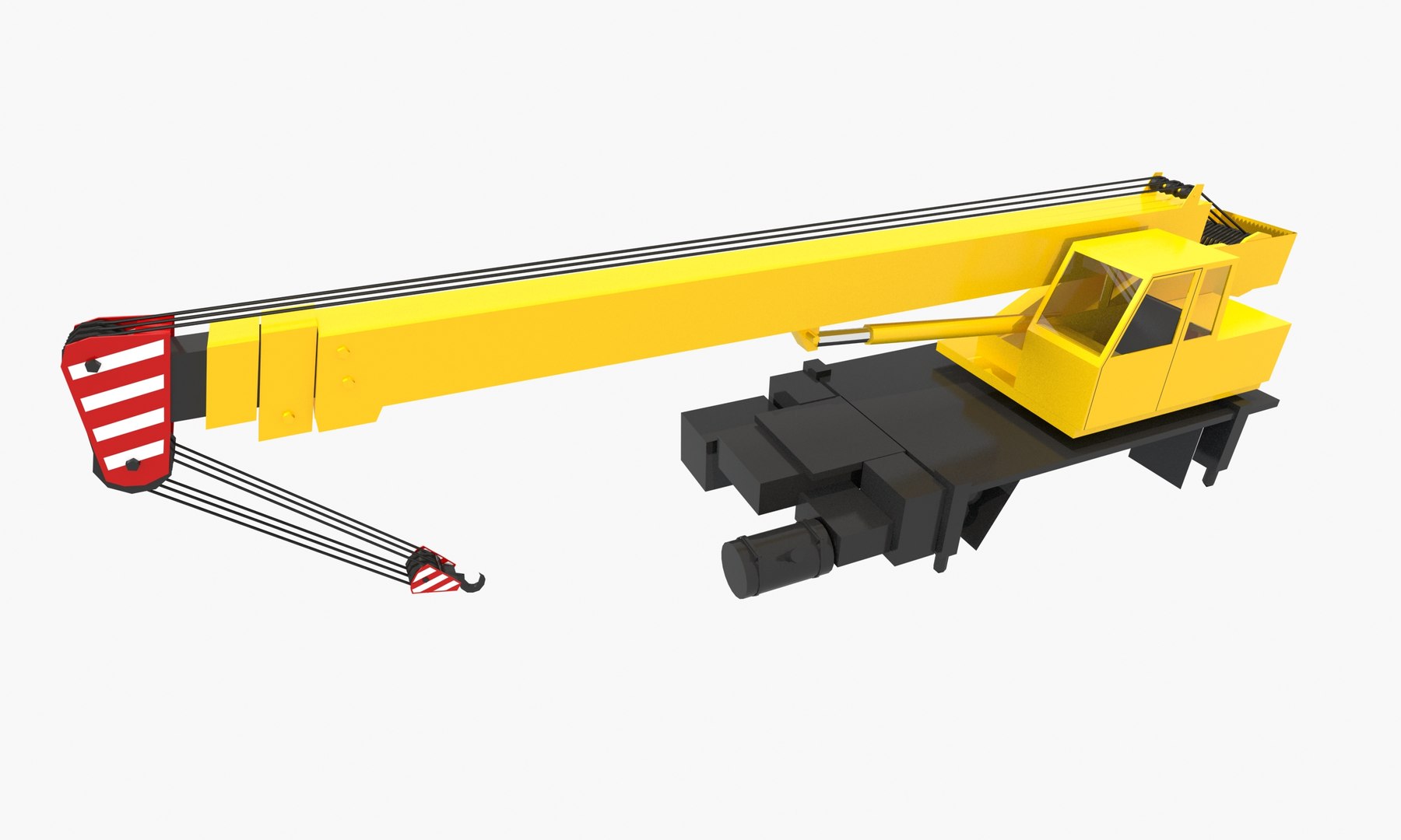 Autocrane Low-poly 3d Model